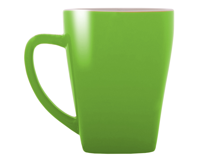 TAZA CON BASE CUADRADA 12 OZ ABBA A2635 ROJO