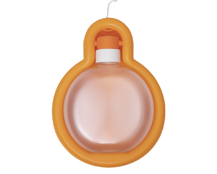 BEBEDERO PLEGABLE PARA MASCOTAS DOGGY A3034 NARANJA