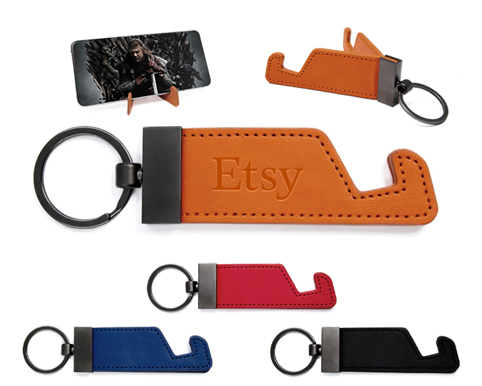 LLAVERO CON SOPORTE PARA DISPOSITIVOS MOBIL A3013 NEGRO